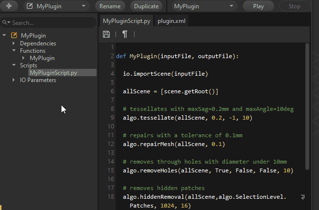 Using The Plugin Editor using-the-plugin-editor
